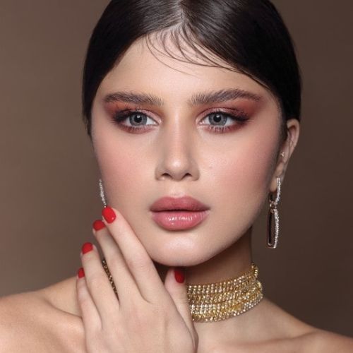 Dahab Gold Swarovski - Gray Contact Lenses | My Colored Contact Lenses – www ...